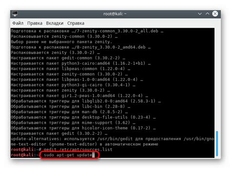 Установка KDE в Kali Linux