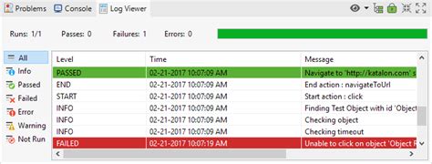 View And Customize Execution Logs And Capture Screenshots In Katalon Naukri Code