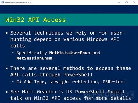 Psconfeu Offensive Active Directory With Powershell Pptx