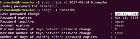 Linux Chage Command Tutorial For Beginners 6 Examples