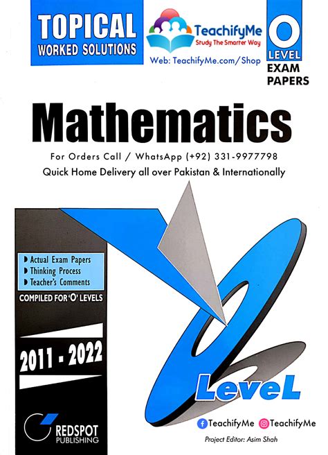 O Level Maths Syllabus 2023 Image To U