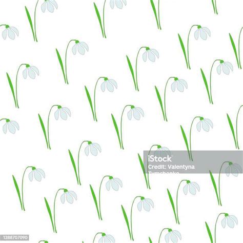 흰색 배경에 격리 된 매끄러운 패턴 추상적 인 눈방울 Bloong 반복 그려진 모티프 벡터 디자인 Eps 10 0명에 대한 스톡 벡터 아트 및 기타 이미지 Istock