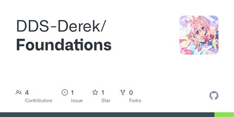 Github Dds Derekfoundations