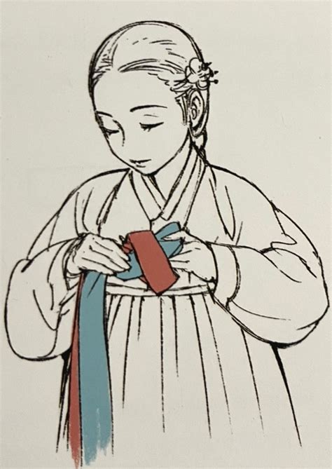 추석 맞이 한복 명칭 알기 With 고름매는 법 네이버 블로그