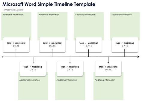 Project Timeline Template Microsoft Word