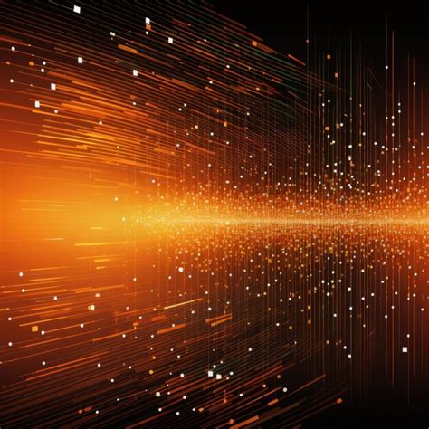 Premium Photo Abstract Data Visualization Futuristic Orange Seamless Pattern