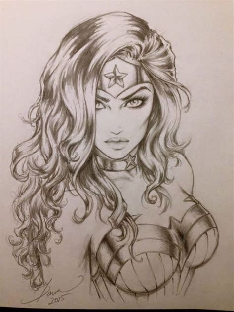 40 Magical Superhero Pencil Drawings Wonder Woman Art Sketches Drawings