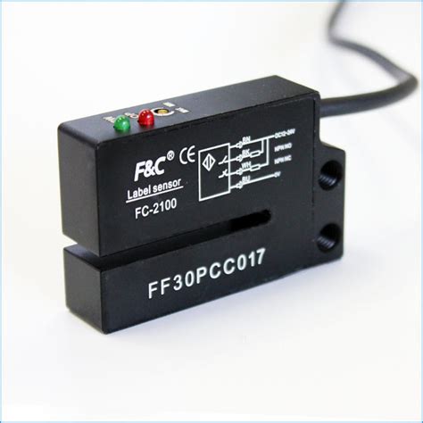 12vdc Pnp No Nc Optic Label Counter Sensor For Sticker Label Label Sensor And Sticker Label Sensor