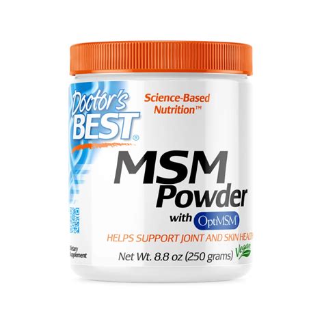 Doctor's Best MSM with OptiMSM Powder 250g - Sklep ŚwiatSupli - sklep ...