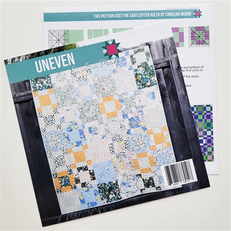 Uneven Printed A Cake Cutter Ruler Pattern Carolina Moore