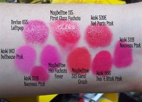 Scarabs Creation Coral And Pink Lipstick Comparisons