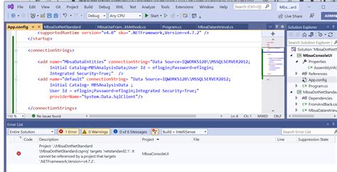 Net Standard 20 Accessing Data From Entity Framework Thats In Net 472 Microsoft Qanda