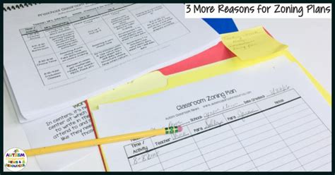3 More Reasons To Use A Zoning Plan In Your Classroom Autism
