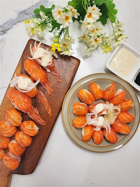 생연어를 이용한 연어초밥 만드는법 ~ 연말 홈파티음식으로 추천하는 연어요리