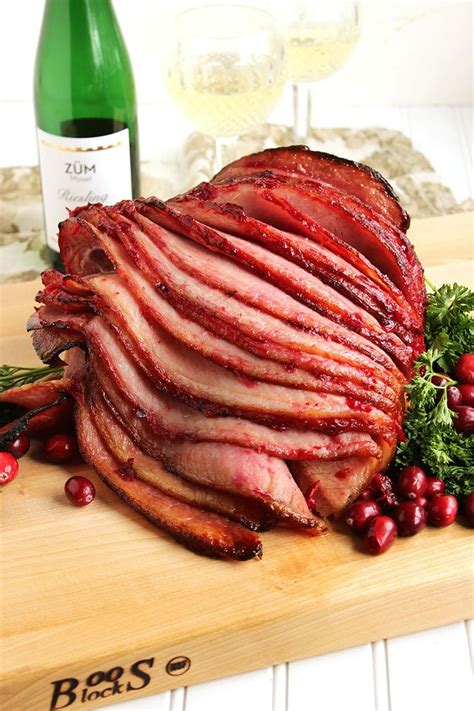 Riesling Cranberry Glazed Spiral Ham The Suburban Soapbox