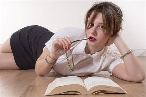 College Girl Stock Photo Image Of Girl Delight Caucasian