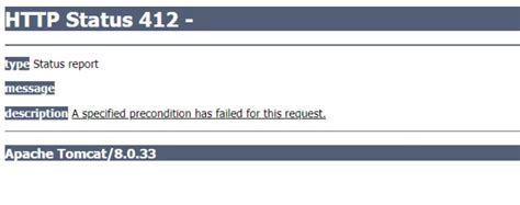 بررسی خطای 412 Precondition Failed