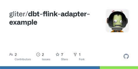 Github Gliterdbt Flink Adapter Example