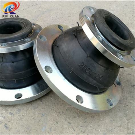 Carbon Steel Galvanized Epdm Flexible Flange Concentric Reducer Rubber Joint Pipeline Clamp