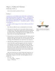 Physics 1 Problem Set 8 Solutions Pdf Physics 1 Problem Set 8 Solutions Wednesday October 31