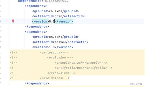 Easyexcel和poi版本冲突报错深入解析v2easyexcel Poi版本冲突 Csdn博客