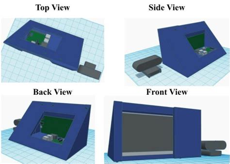 Cad Design For Blind Spot Alert Device Download Scientific Diagram
