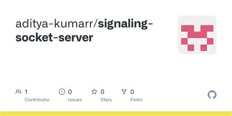 Github Aditya Kumarrsignaling Socket Server