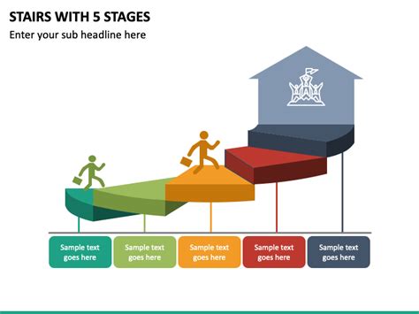 Stairs With 5 Stages Powerpoint Template Ppt Slides