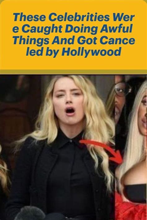 These Celebrities Were Caught Doing Awful Things And Got Canceled By