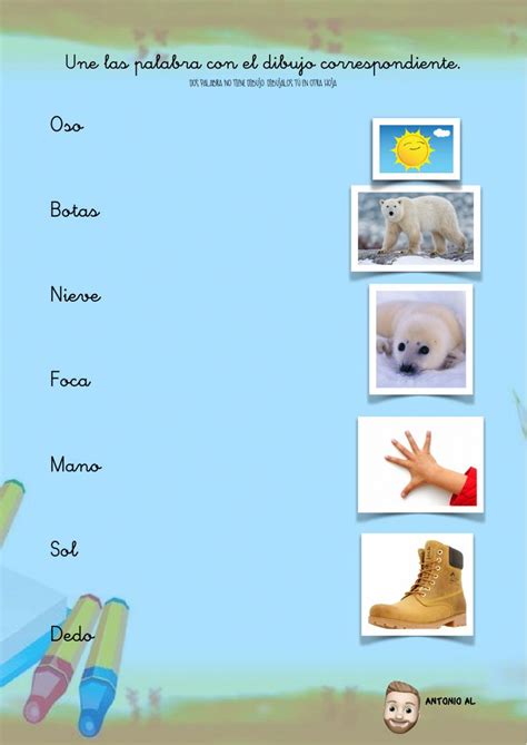 Une Las Palabra Free Interactive Worksheets 625416