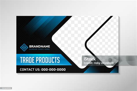 제목 줄이있는 추상 포스터 배너 디자인 템플릿의 수평 레이아웃 모음은 검은 색 배경에 사진 콜라주를위한 공간이있는 무역 제품입니다 0명에 대한 스톡 벡터 아트 및 기타