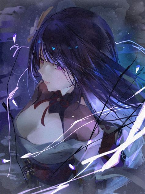 Raiden Ei Artist Anime Drawings Anime Icons