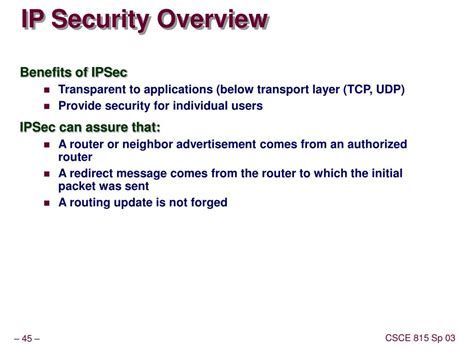 Ppt Csce 815 Network Security Lecture 12 Powerpoint Presentation