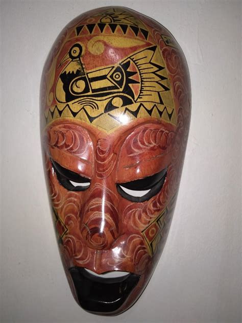 Topeng Khas Desa Labuapi Lombok Ntb Desain Kerajinan Tangan Alat Bahan Kerajinan Di Carousell