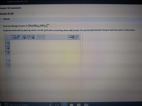 Solved Part A Draw Two Linkage Isomers Of [ptcl3 Scn Draw