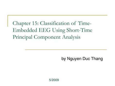 ppt chapter 15 classification of time embedded eeg using short time