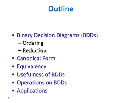 Ppt Engg3190 Logic Synthesis Binary Decision Diagrams” Bdds