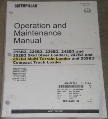 Cat 216b3 226b3 236b3 242b3 252b3 247b3 257b3 259b3 Operation