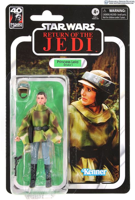 Princess Leia Endor The Black Series Anniversary Basic 6 Inch Figures