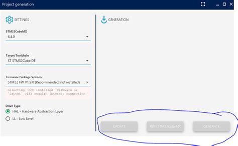 Why St Motor Control Workbench Can Not Generate Co