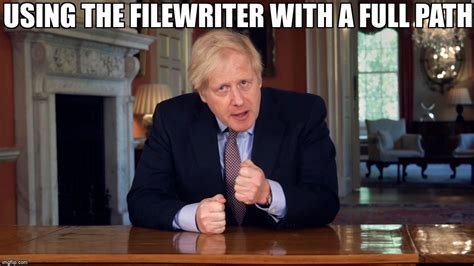 Meme Overflow On Twitter Using The Filewriter With A Full Path