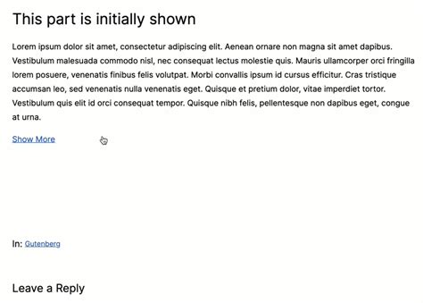 How To Add A Collapsibleexpandable Text Area In Wordpress