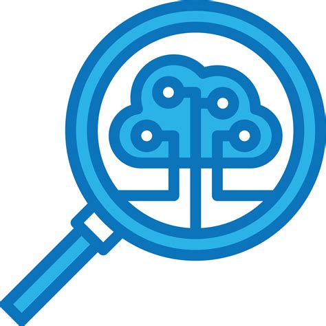 Search Algorithm Ai Artificial Intelligence Blue Icon 14355573 Vector Art At Vecteezy