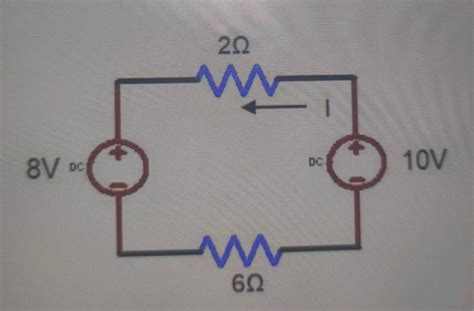 Solved Determine The Correct Value Of The Current I In Chegg Com