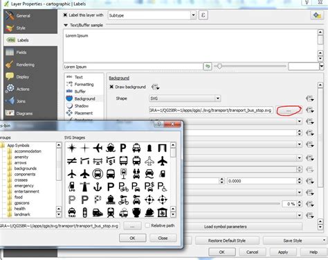 How To Use A Graphic For Labeling In Qgis Geographic Information Systems Stack Exchange