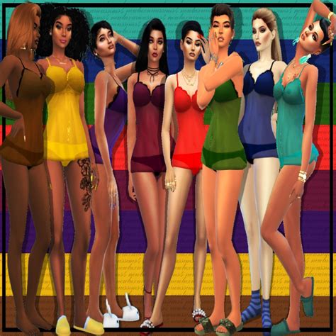 Sexy Silk Negligee The Sims 4 Create A Sim Curseforge