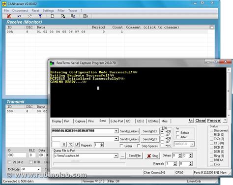 Can Iso With Canhacker Graphic Interface Rubinolab