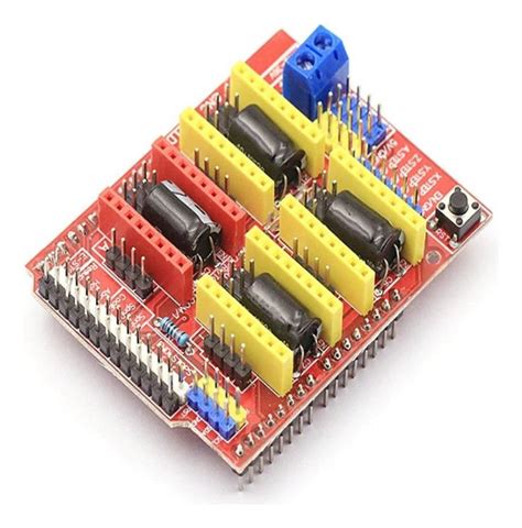Cnc Shield V3 Para Uno Arduino Nano 3 Eixos P Drv8825 A4988 Motor De