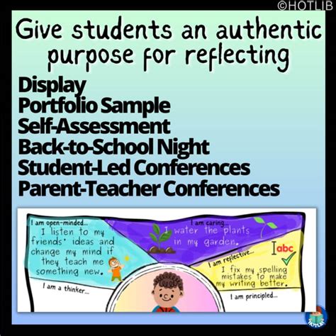 IB Learner Profile Reflection Self Assessment Portfolio Sample PYP MYP Display