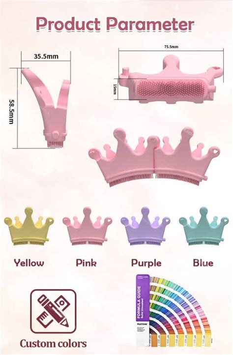 Silicone Crown Nail Separator Multifunctional Manicure Tool